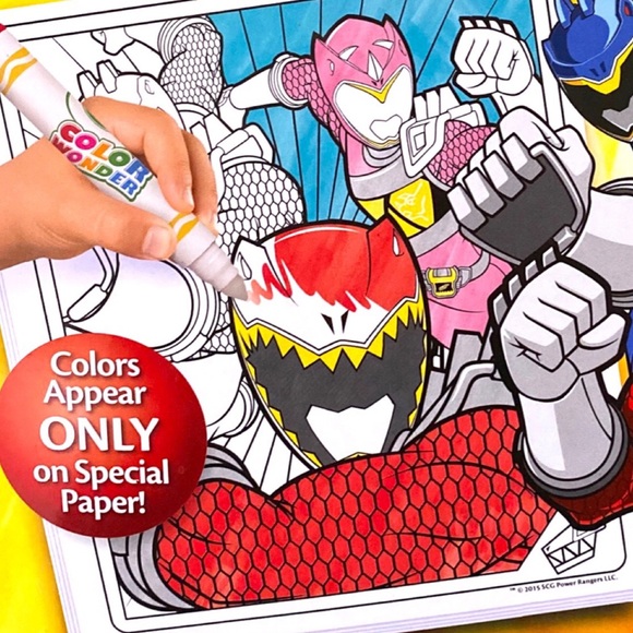 Crayola | Toys | Bundle Of 5 Power Rangers Crayola Color Wonder ...